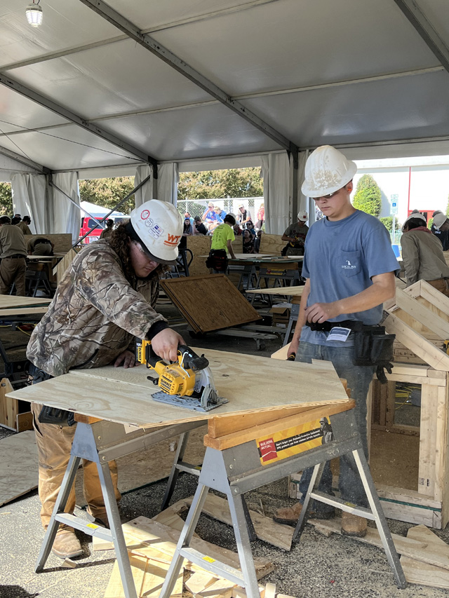 High School Students Compete in Carpentry Contest at NC State Fair ...